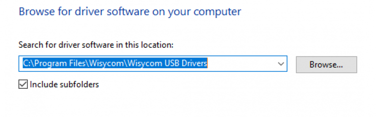 Wisycom IR interface installation on windows 10 – rtsound